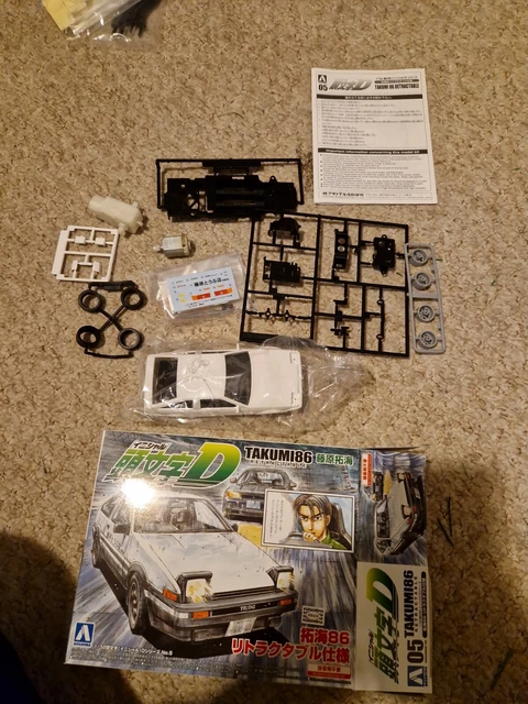INITIAL D AOSHIMA 1/32 Toyota AE86 Trueno Retractable Kit With Motor £ ...