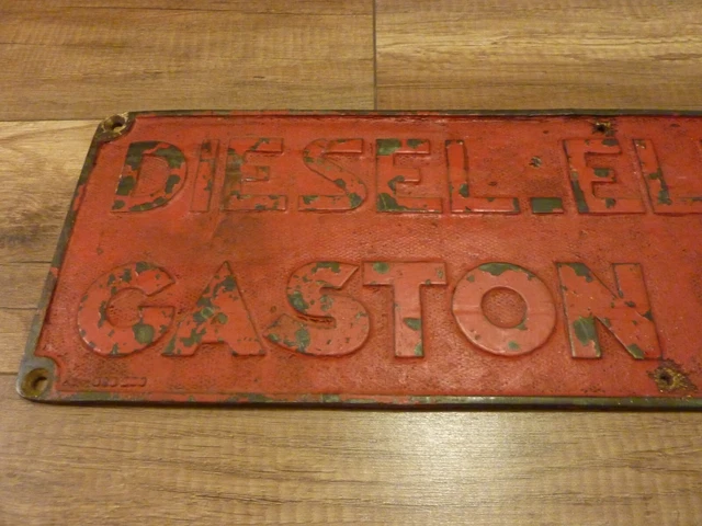RARE PLAQUE LOCOTRACTEURS Gaston Moyse 1948 Bronze Sncf Locomotive ...