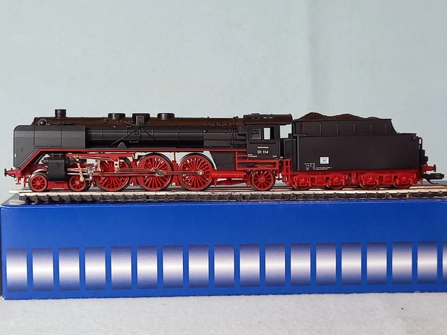 MODELLEISENBAHN SPUR TT 1:120 Dampflok BR01 114 DR EP.3 Tillig 02121 ...