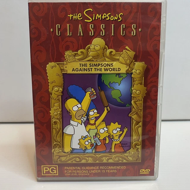 THE SIMPSONS CLASSICS: Against The World (DVD, 2004) Region 4 VGC $12. ...
