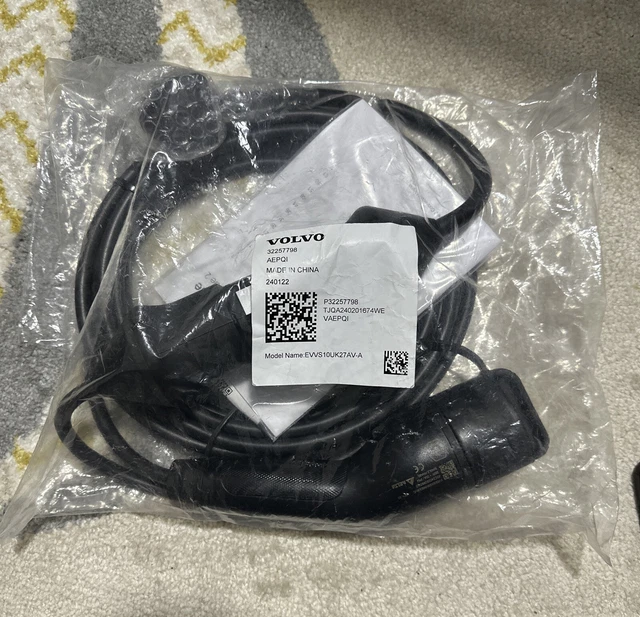 GENUINE VOLVO CHARGING Cable Xc40 C40 V60 Xc60 Xc90 Polestar Hybrid Uk ...