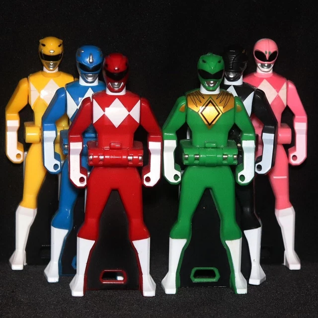 POWER RANGERS ZYURANGER Mighty Morphin Ranger Key set Full Rare Super ...