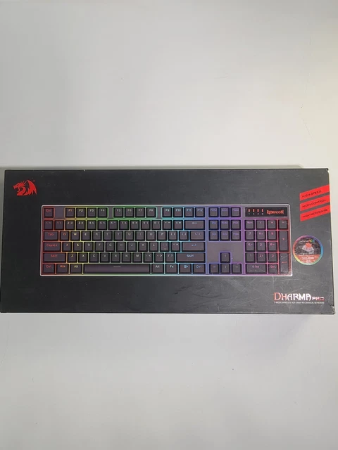 REDRAGON K556 PRO Upgraded Wireless RGB Gaming Keyboard, BT/2.4Ghz Tri ...