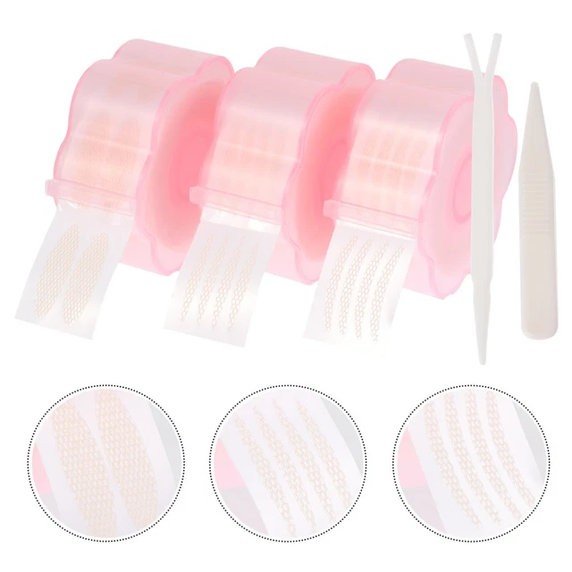 3 ROLLS/1080PCS MESH Lace Double Stickers Invisible Double Pastes £11. ...