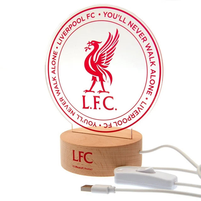 LIVERPOOL FC LFC LED Official Crest Light Lamp Christmas Gift Idea ...