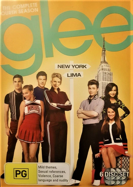 GLEE COMPLETE SEASONS 4 Jane Lynch 6 DVD Discs Cult Musical TV Comedy ...