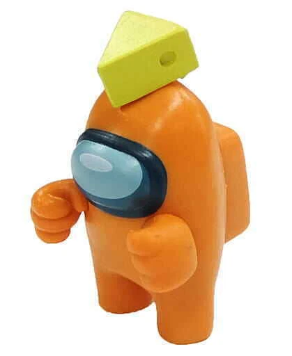 FIGURINE DE COLLECTION Crew Cheese Hat Among Us Mini Série 1 EUR 34,48 ...