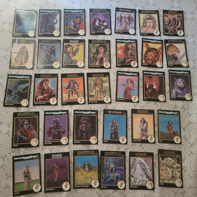1992 TSR TRADING Cards Lot of ADD Collection Advanced Dungeons ...