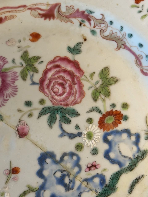 18TH CENTURY CHINESE Export Famille Rose Qing Hand Painted Enamelled ...