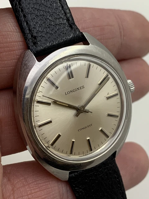 VINTAGE LONGINES CONQUEST anni ‘70 - Acciaio 35 mm Ref. 1500-4 Cal. 706 Swiss EUR 269,00 ...