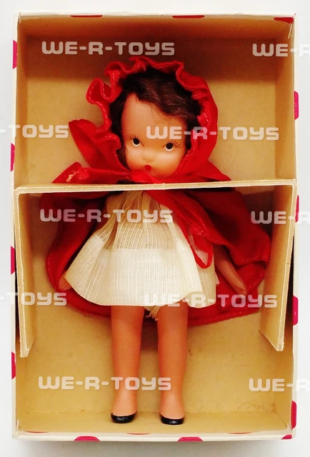 NANCY ANN STORYBOOK Vintage 1940s Red Riding Hood 5.5" Bisque Doll #116 ...