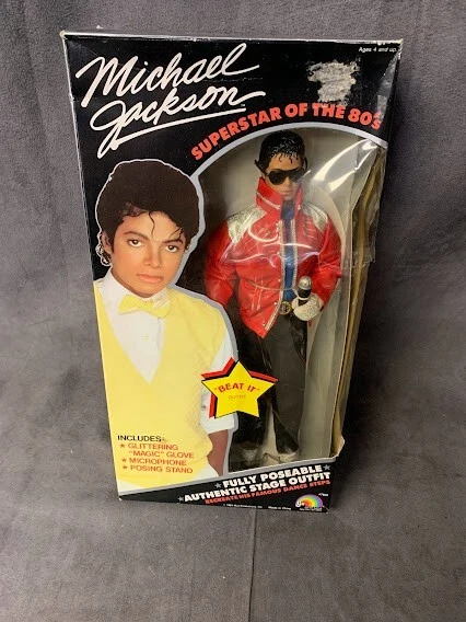 MICHAEL JACKSON SUPERSTAR of the 80's (1984) 'Beat it' Action Figure ...