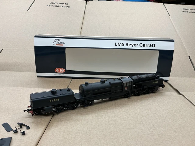 HATTONS OO GAUGE Steam Locomotive Lms Beyer Garratt Br Black Weathered ...