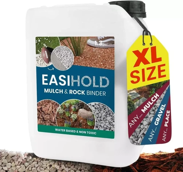 VUBA EASIHOLD ROCKS 5L XL Gravel Binder | Pebbles, Stones, Bark & Garden Paths £42.00 - PicClick UK