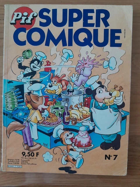 PIF SUPER Comique N°07 Vaillant 1984 Be Grd Format EUR 4,50 - PicClick FR