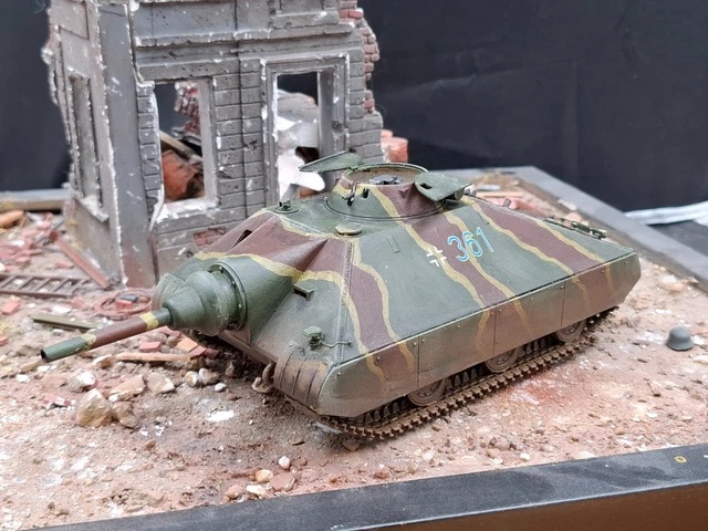 GERMAN SCHWERER KLEINER Panzerkampfwagen Projekt gebaut+gebrusht 1:35 ...