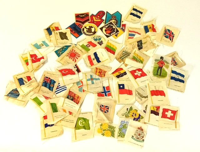 KENSITA SILK FLAGS Series Cigarette Craft Patches Huge Job Lot K4 £9.99 ...