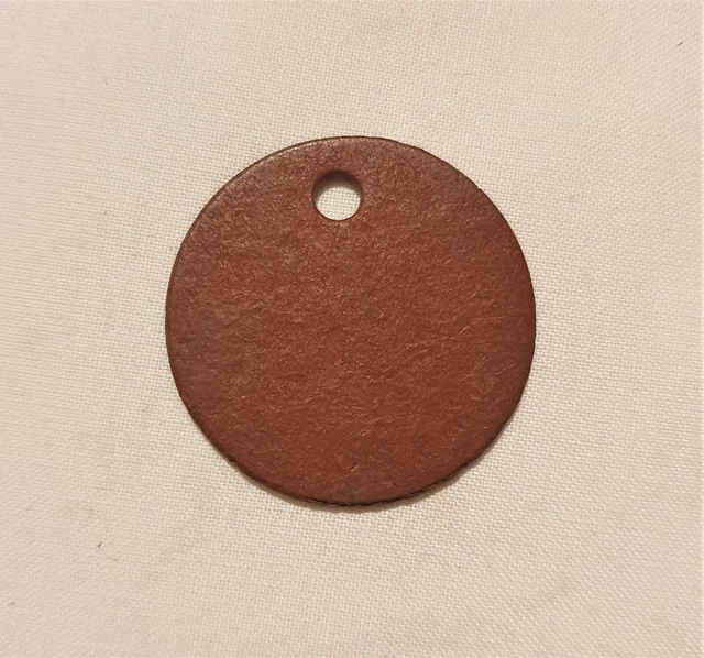 ORIGINAL WW2 BRITISH RAC Royal Armoured Corps Identity Disc N.A ...