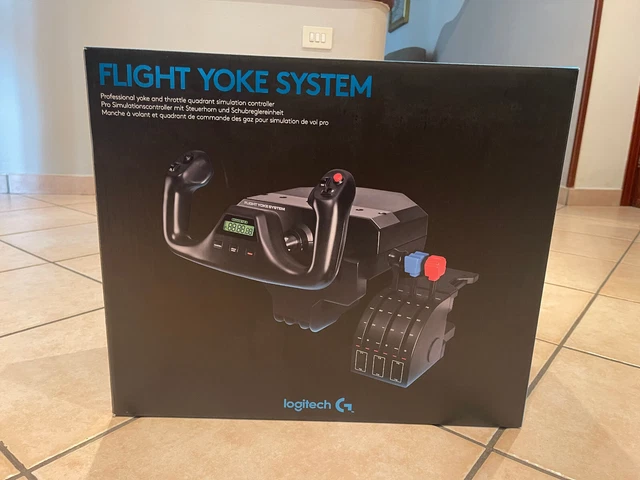 LOGITECH G SAITEK Pro Flight Yoke System + Flight Rudder Pedals EUR 220 ...