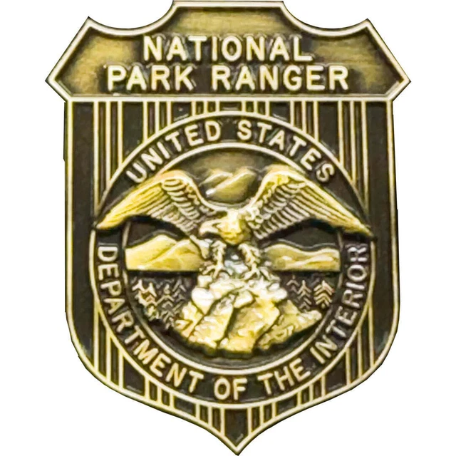 NATIONAL PARK SERVICE pin Ranger NPS US Department of the Interior PBX ...