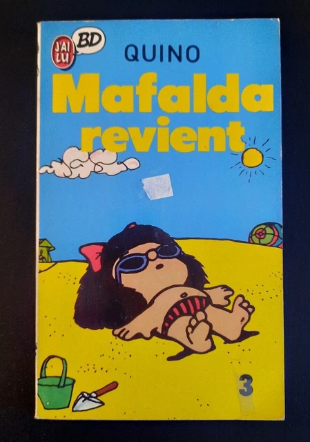 MAFALDA REVIENT #3 Livre BD Quino 1989 RARE 123 pages Junior Francais ...