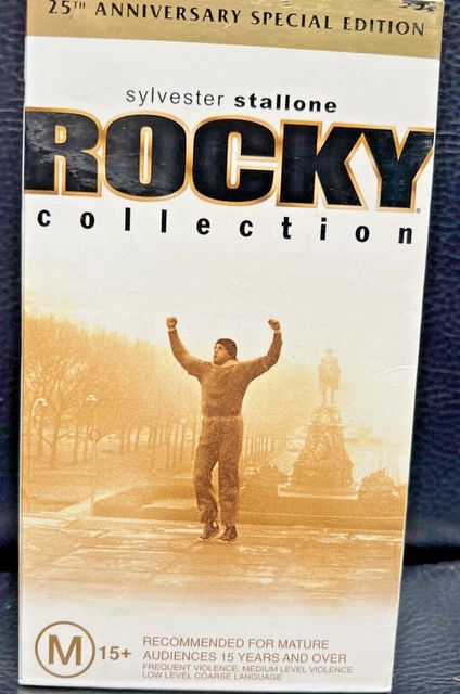 ROCKY COLLECTION - 25th Anniversary Special Edition Box Set Of 3 VHS (5 ...