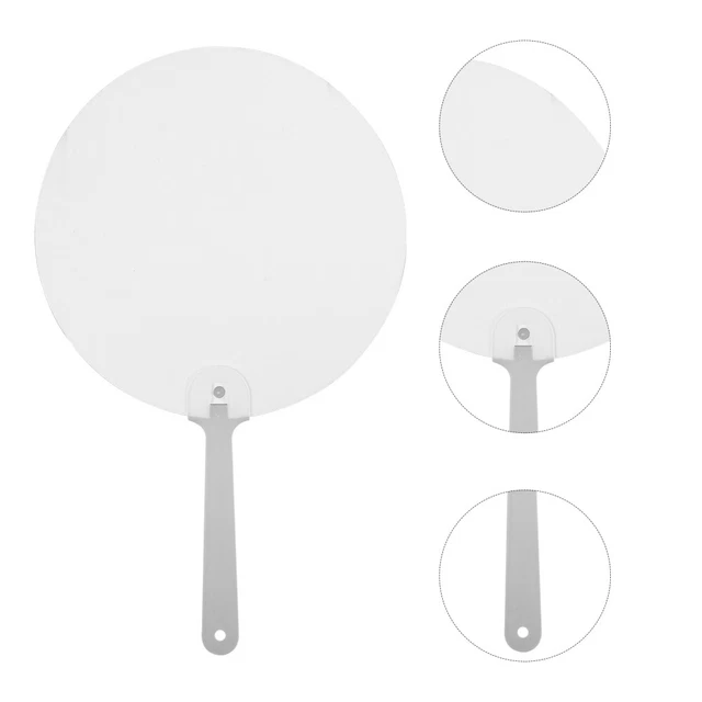 SUBLIMATION FAN BLANK Sublimation Church Fan Plastic Unfinished Fan ...