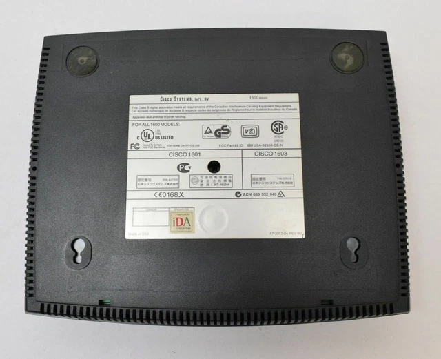 CISCO 1601-R ETHERNET/SERIAL Modular Router . 90 Day warranty Real time ...