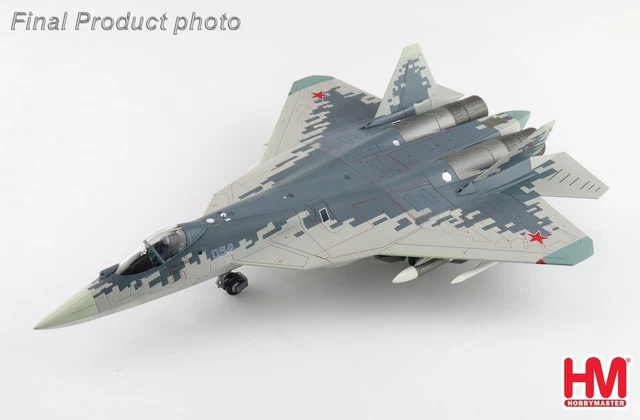 HOBBYMASTER 1:72 HA6808 Sukhoi SU57 Stealth Fighter Russe Air Force, Zhuhai Ai EUR 131,08 ...