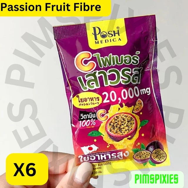 6 X POSH Medica C Fibre Passion Fruit Stimulate Excretion Bright ...