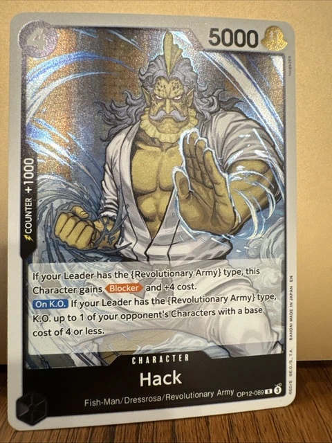 🔥ONE PIECE CCG Hack Legacy Of The Master R Foil Card OP12-089 NM🔥 $0.99 ...