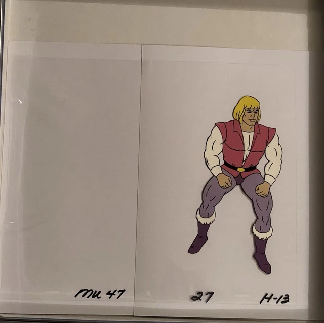HE-MAN ORIGINAL VINTAGE Filmation production Cel: Prince Adam £29.99 ...