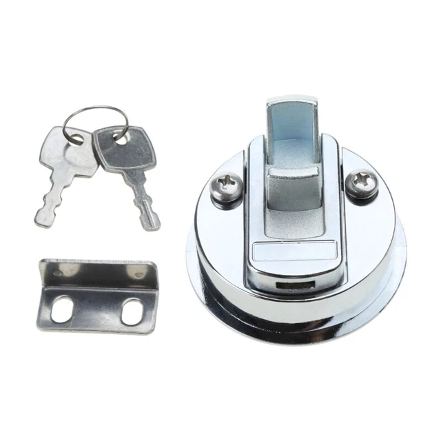 PUSH BUTTON CABINET Flush Door Catch Keyless Cupboard Locks for Yachts ...