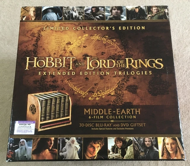 LORD OF THE Rings Hobbit Middle-Earth Ultimate Collector's - Blu-Ray ...