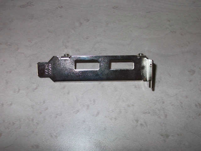 10X LOW PROFILE Blende/Bracket/Slotblech Dual DisplayPort AMD/ATI ...