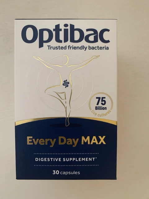OPTIBAC EVERY DAY Max - 30 Capsules £14.76 - PicClick UK