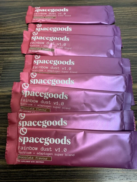 'SPACEGOODS' RAINBOW DUST -x8 Pack Chocolate Flavour - Vegan £9.50 ...