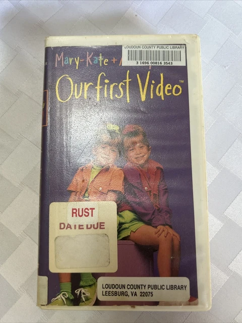 OUR FIRST VIDEO by Mary-Kate and Ashley Olsen (VHS, Sep-1993, Zoom ...