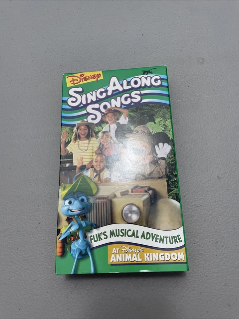 DISNEY SING ALONG Songs VHS - Flik's Musical Adventure / BUGS LIFE ...