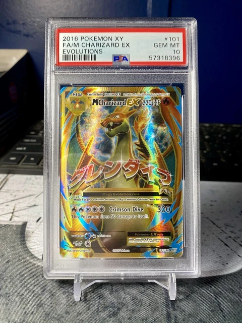 POKÉMON XY EVOLUTIONS M Charizard EX 2016 FA 101/108 PSA 10 gemas como nuevo EUR 47,45 - PicClick ES