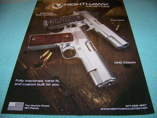 2025 NIGHTHAWK CUSTOM Fire Hawk/Nhc..1-Page Original Sales Ad (533Nn ...