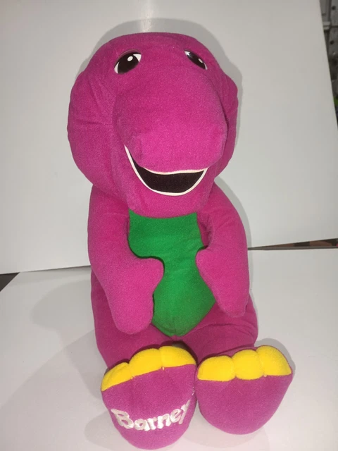 TALKING BARNEY PLUSH Dinosaur Big 17 Inch 1996 71245 Playskool 1990s ...