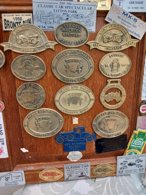 CLASSIC CAR RALLY Plaques Brass Cast And Aluminium £26.72 - PicClick UK