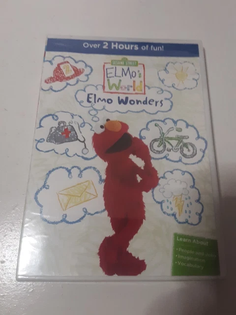 SESAME STREET ELMO'S World Elmo Wonders DVD I Wonder Song 2016 nuovo e ...