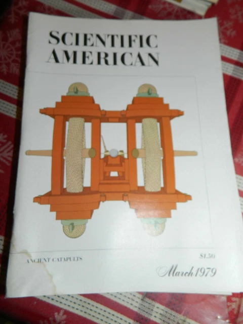 VINTAGE SCIENTIFIC AMERICAN Magazine Mar 1979 Antiche Catapulte EUR 9 ...
