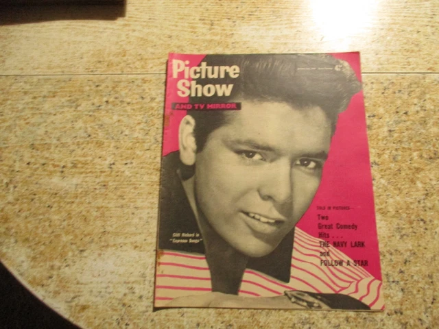 2. JANUAR 1960, BILDERSHOW, Cliff Richard, Stanley Baker, Vanda Hudson ...