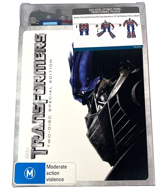NEW TRANSFORMERS 2 Disc Special Edition: Optimus Prime Transforming DVD ...