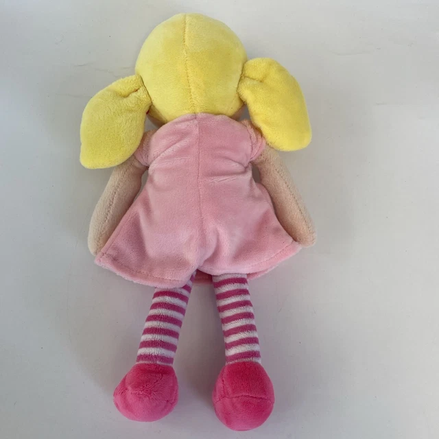 CHAD VALLEY RAG Doll 12" Soft Toy Doll in Water Melon Pink Dress From ...