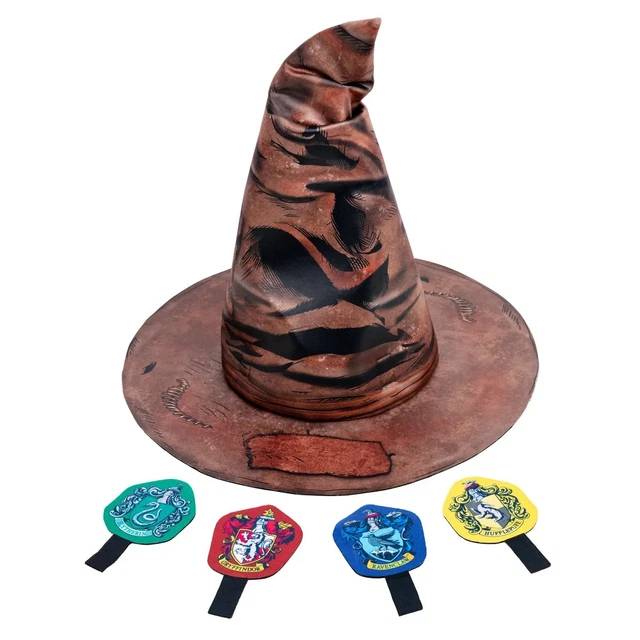 HARRY POTTER SORTING Hat Costume AccessoryOne Size Multicoloured BN6404 ...