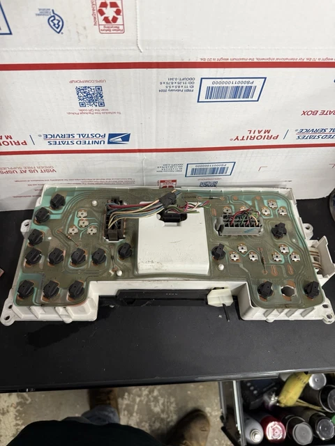 92-97 FORD OBS F-250 350 150 Truck Instrument Speedo Tach Gauge Cluster ...